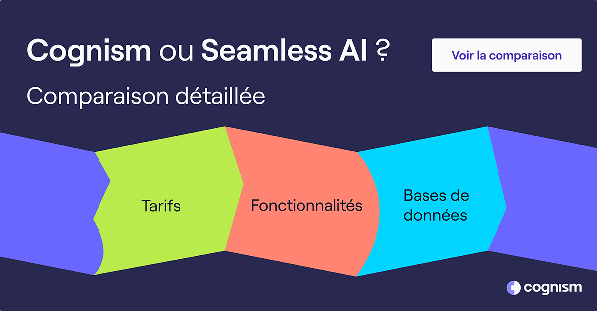 Cognism ou Seamless AI : le meilleur outil de prospection