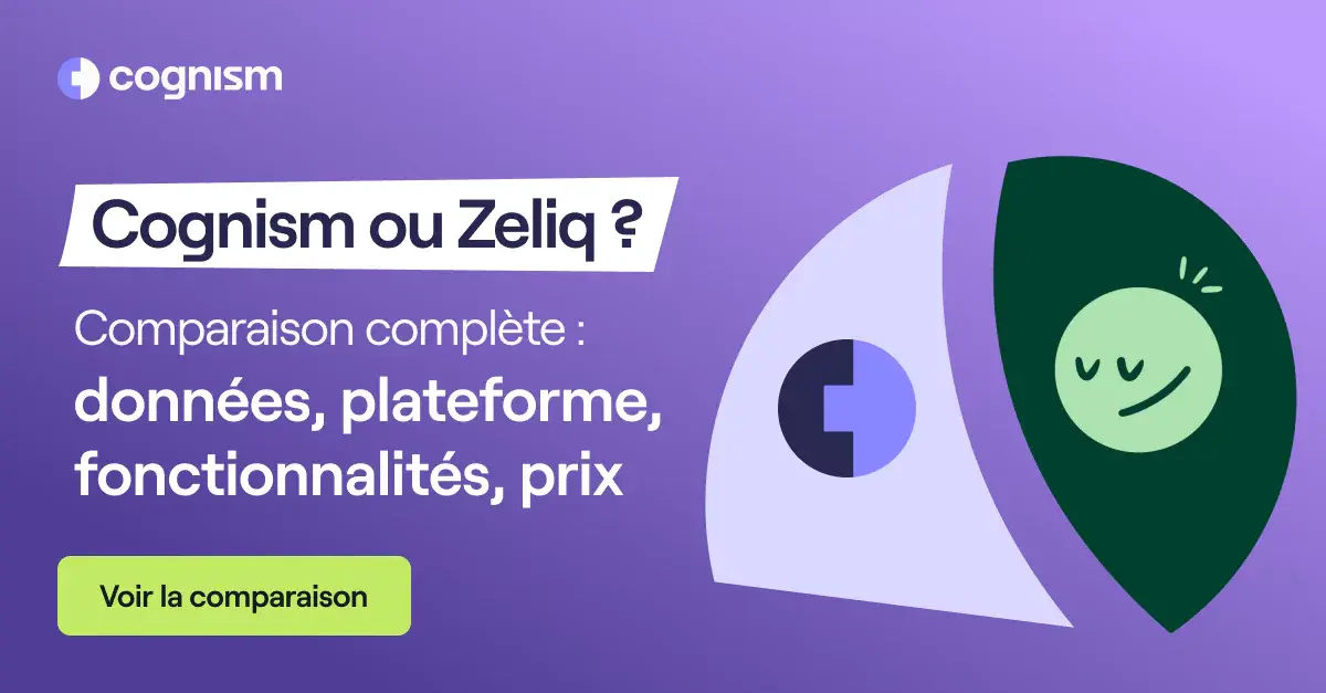 Cognism ou Zeliq ? données, avis, plateformes (2026)