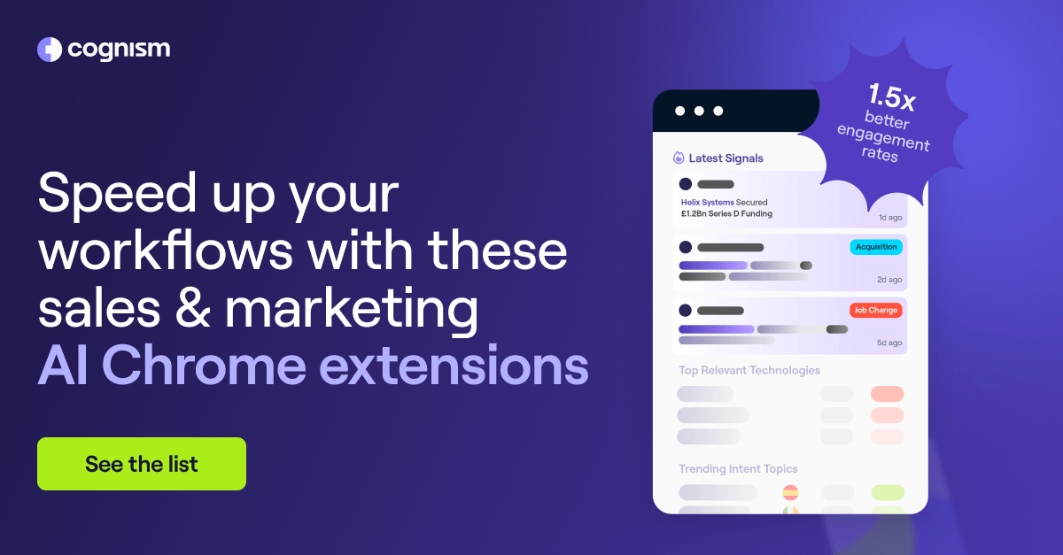 9 Best AI Chrome Extensions for Sales and Marketing