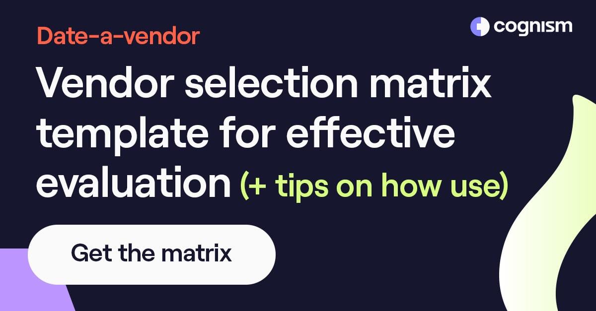 How to Create a Vendor Selection Matrix (+ Template)