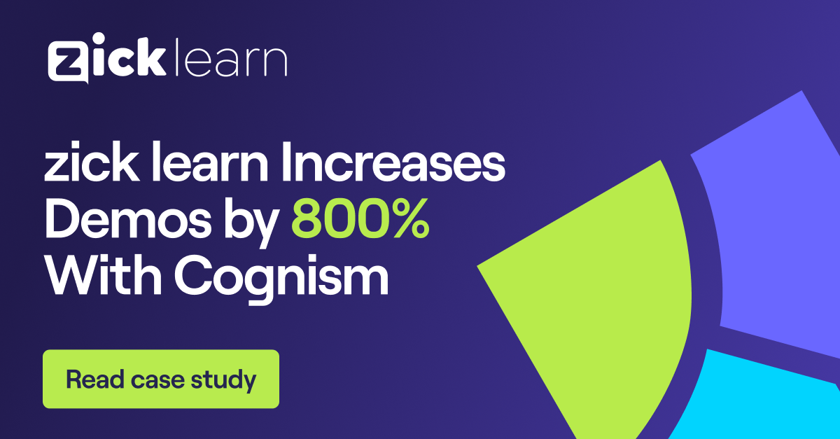 zick learn Increases Demos by 800% With Cognism