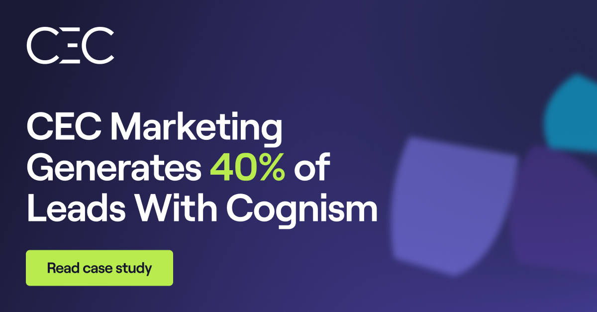 CEC Marketing Generates 40% of Leads With Cognism
