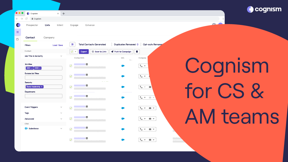 Cognism Demo Centre