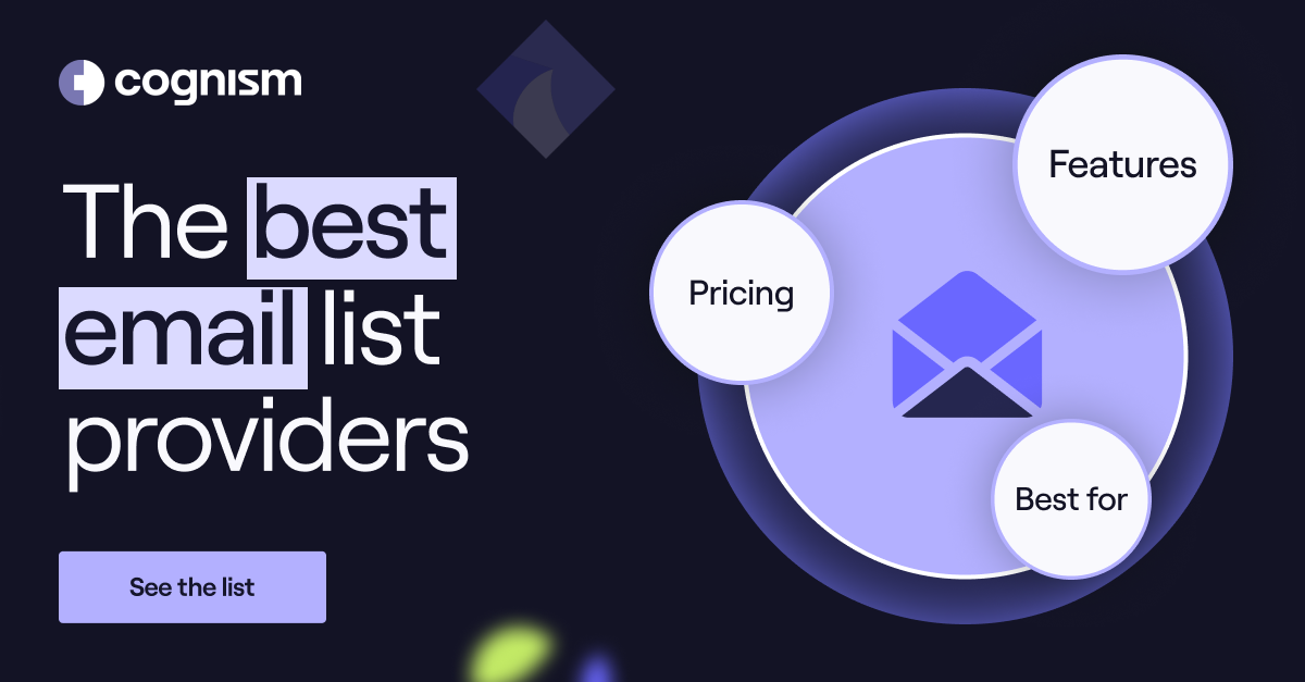 13 Best B2B Email List Providers for 2026 [USA & Europe]
