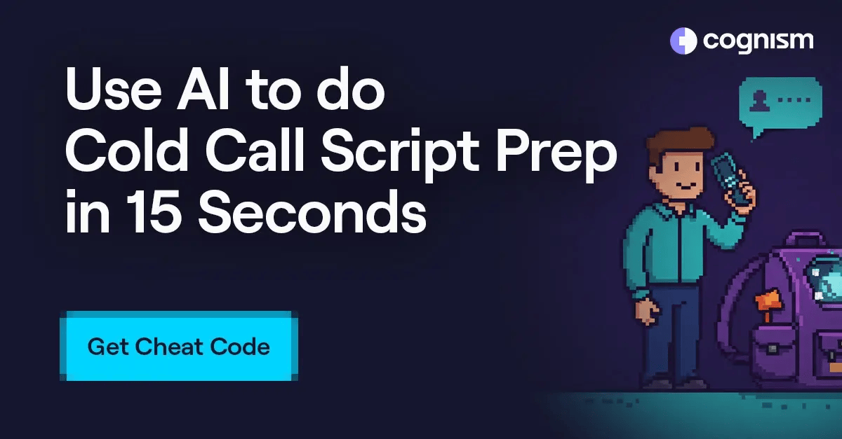 Use AI To Do Cold Call Script Prep In 15 Seconds