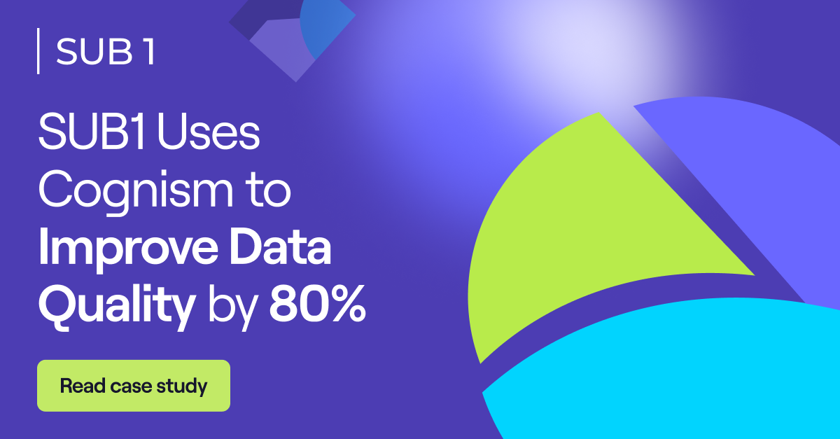 SUB1 Uses Cognism to Improve Data Quality by 80%